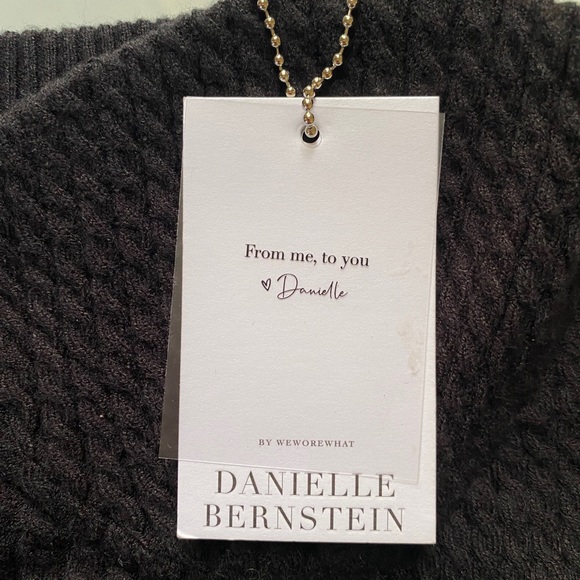 DANIELLE BERNSTEIN | Tops | Nwt Danielle Bernstein Cable Knit Corset ...